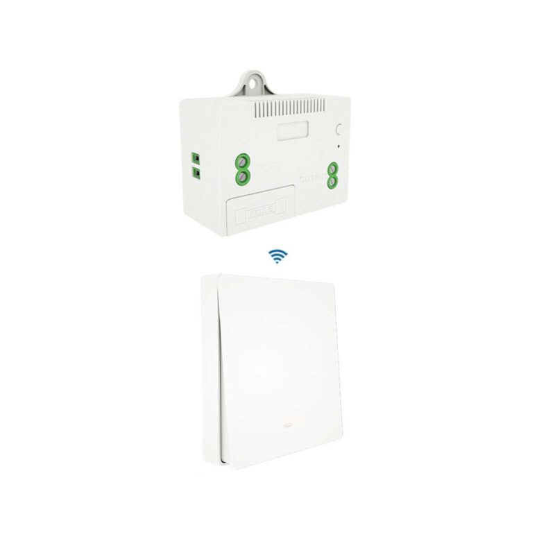 Smart RF433 Transmitter Push Button Switch Multi-Control Self-powered ...